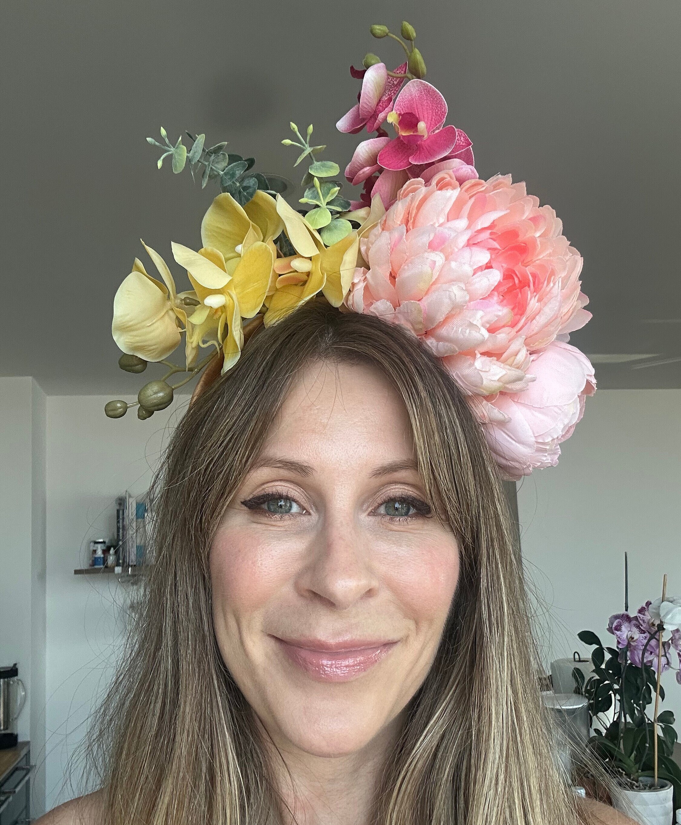 One-of-a-kind Handmade Floral Headpiece - Etsy