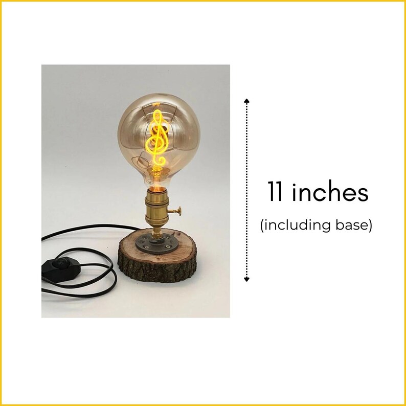 Treble Clef Edison Bulb Accent Light - Etsy