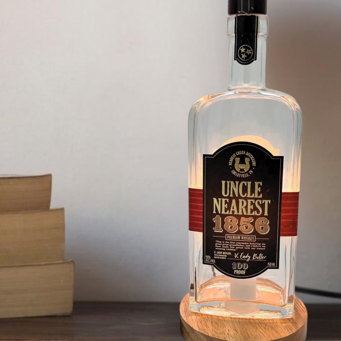 Uncle Nearest Bourbon Whiskey Bottle Light - Etsy