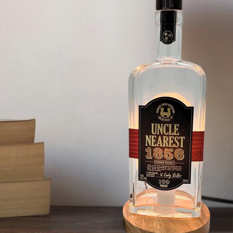 Uncle Nearest Bourbon Whiskey Bottle Light - Etsy