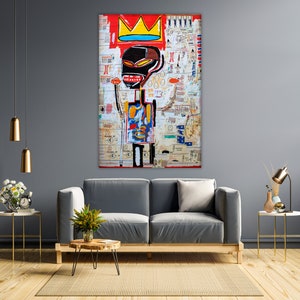 Basquiat Grillo Canvas , Modern Wall Art , Printable Wall Art , Street ...