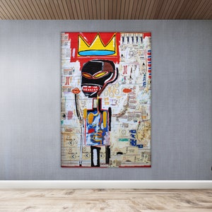 Basquiat Grillo Canvas , Modern Wall Art , Printable Wall Art , Street ...