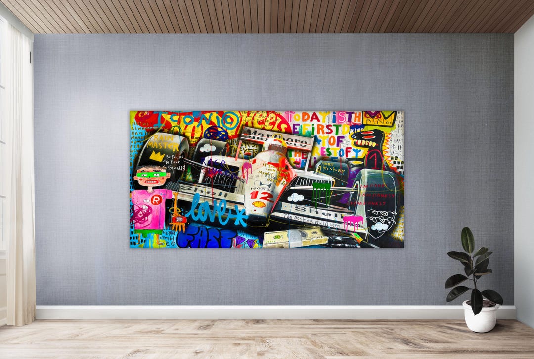Formula One Art , Colorful Wall Art , Printable Wall Art , F1 Wall Art ...
