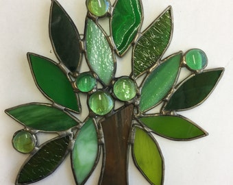 Stained glass tree | Etsy