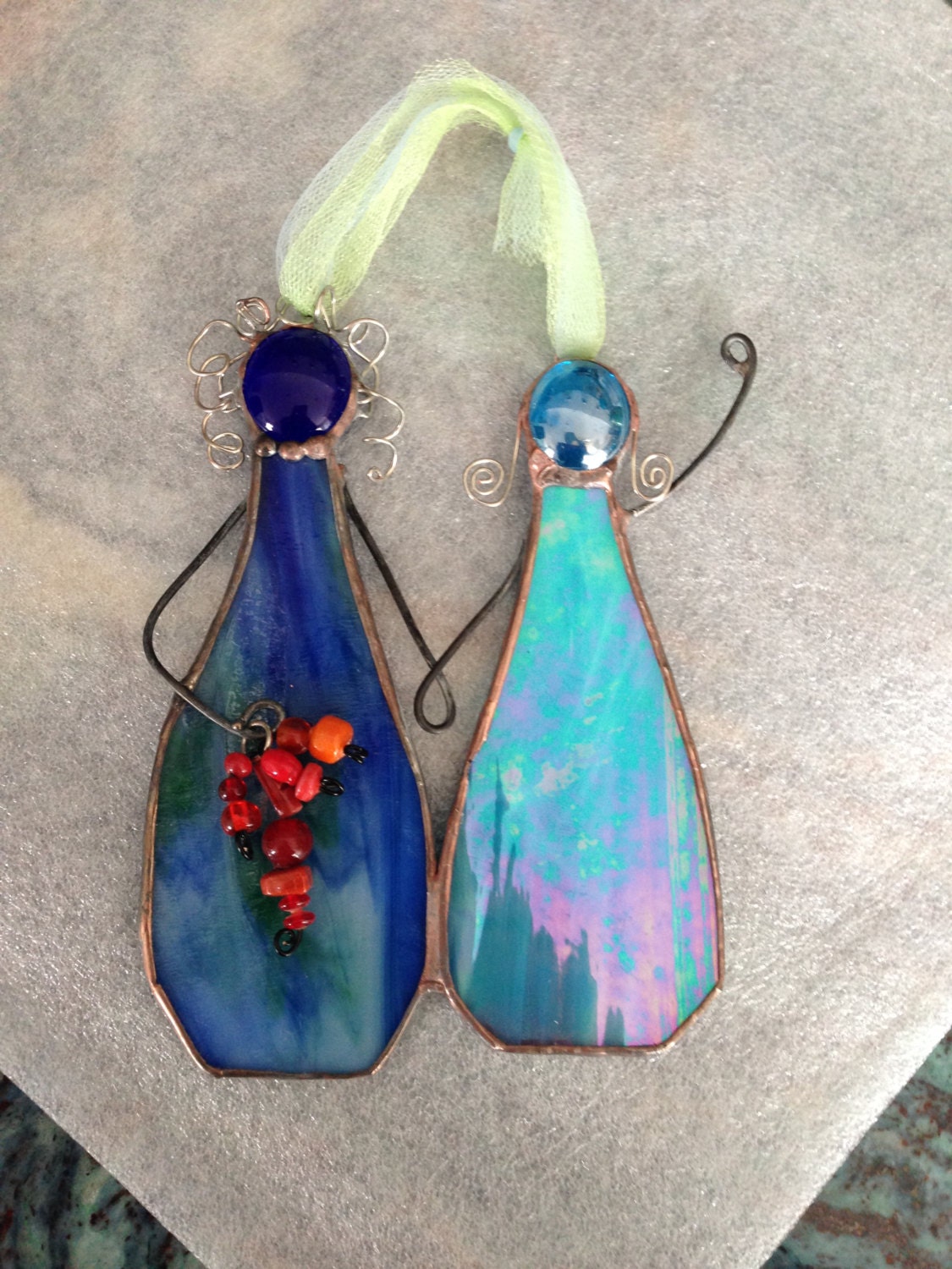 Mother and Daughter Stained Glass Figure — Glass Art Studios