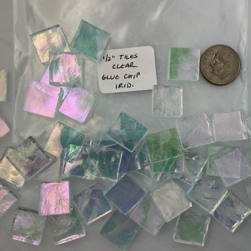 Clear Glass Tiles - Etsy