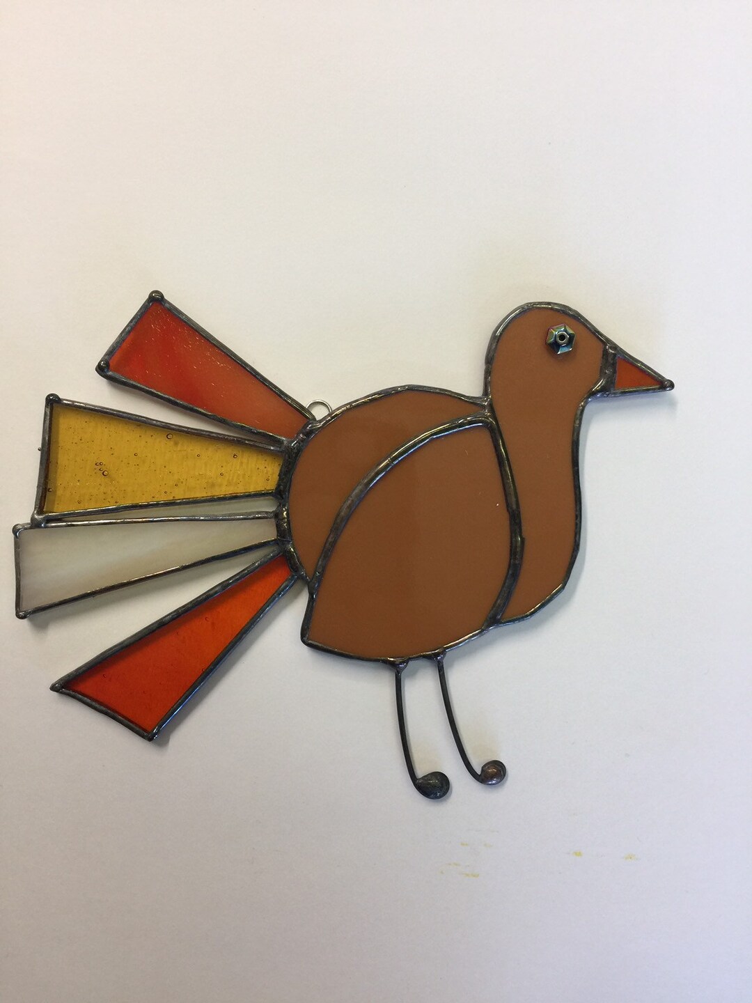 Stained Glass Thanksgiving Turkey READY TO SHIP - Etsy