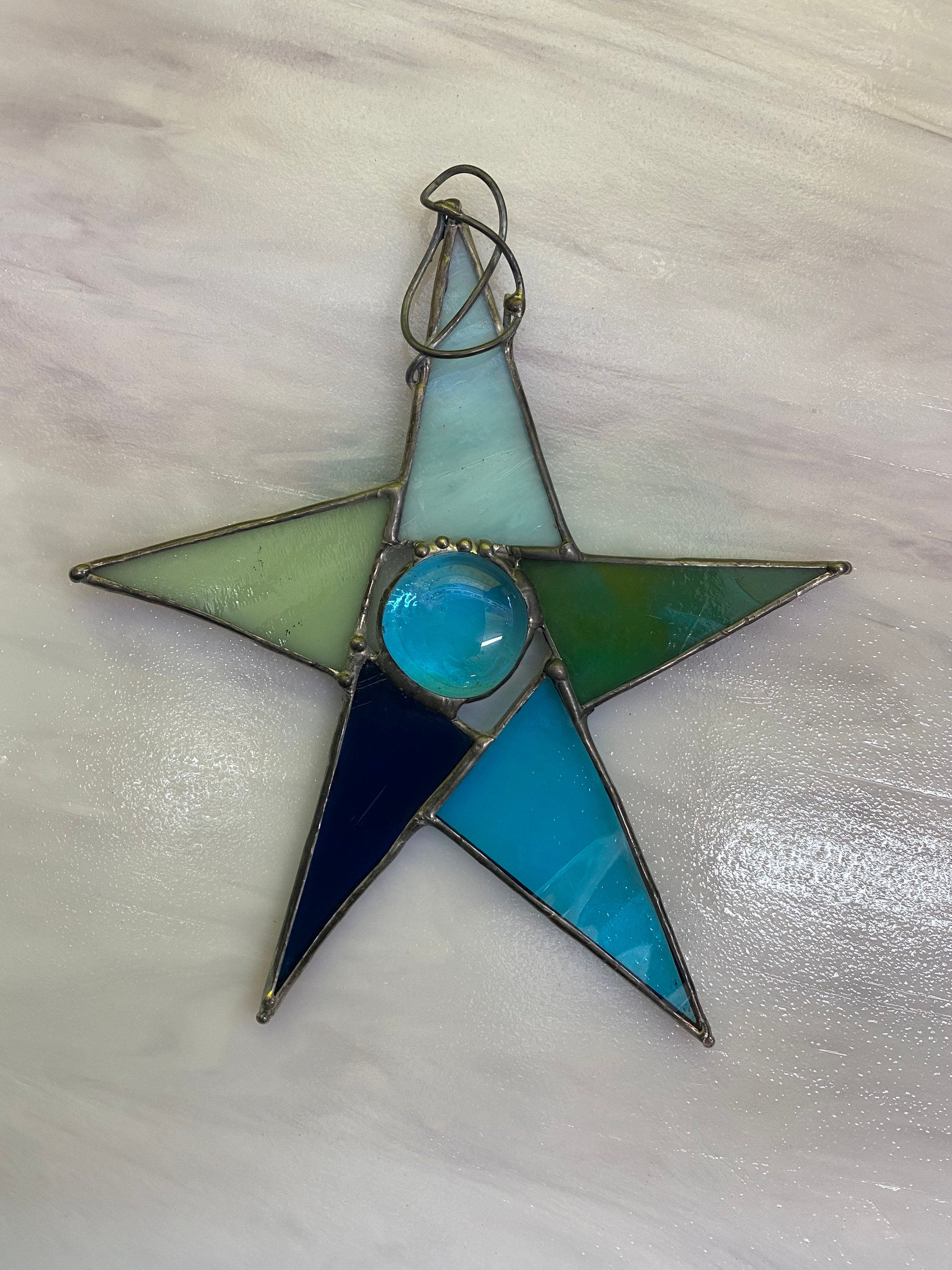 Stained glass star — Glass Art Studios