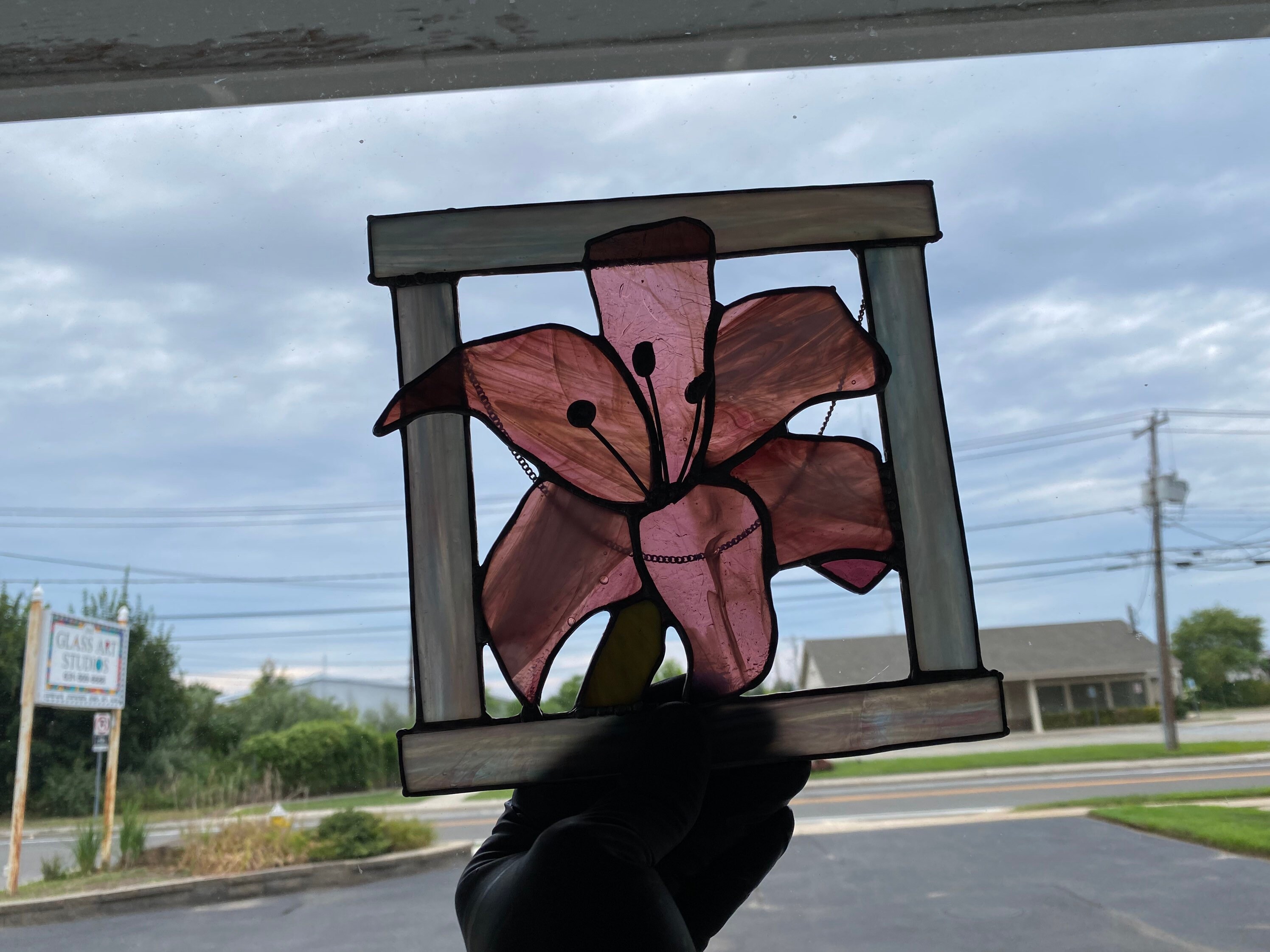 Stained Glass Lily — Glass Art Studios