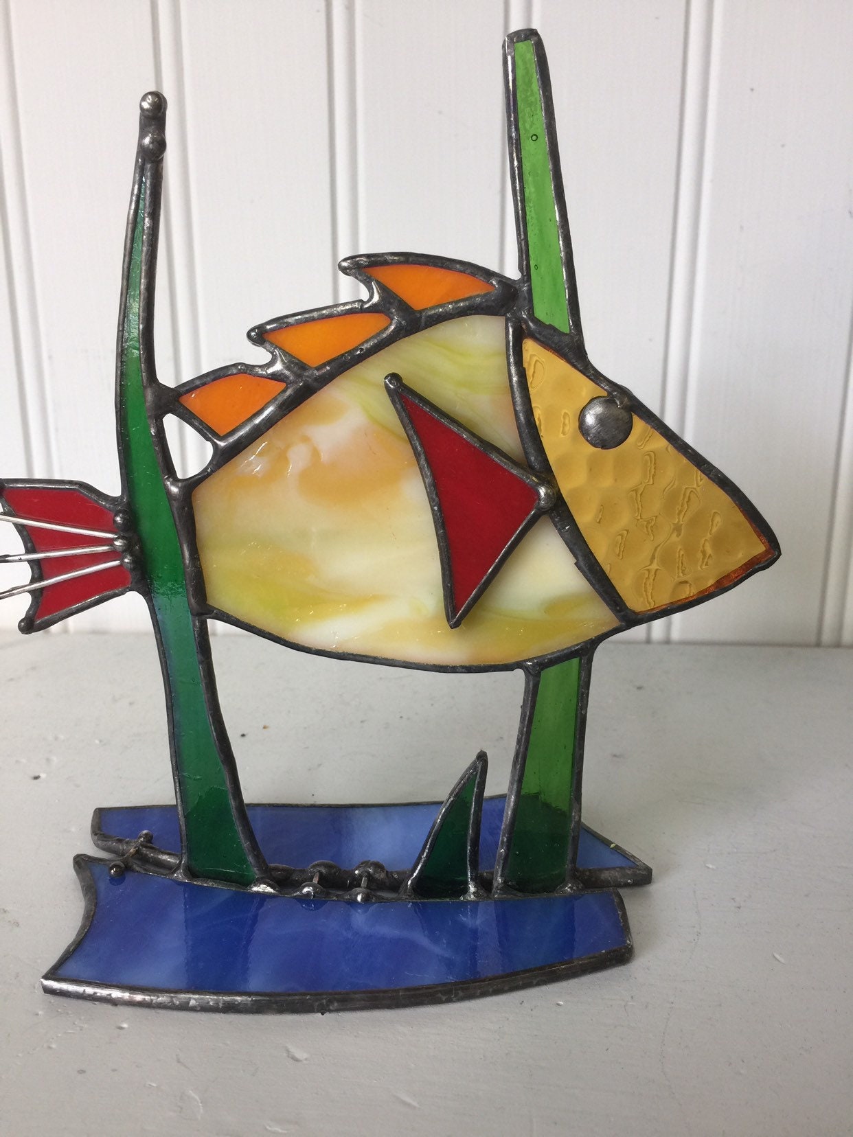Stained glass fish — Glass Art Studios