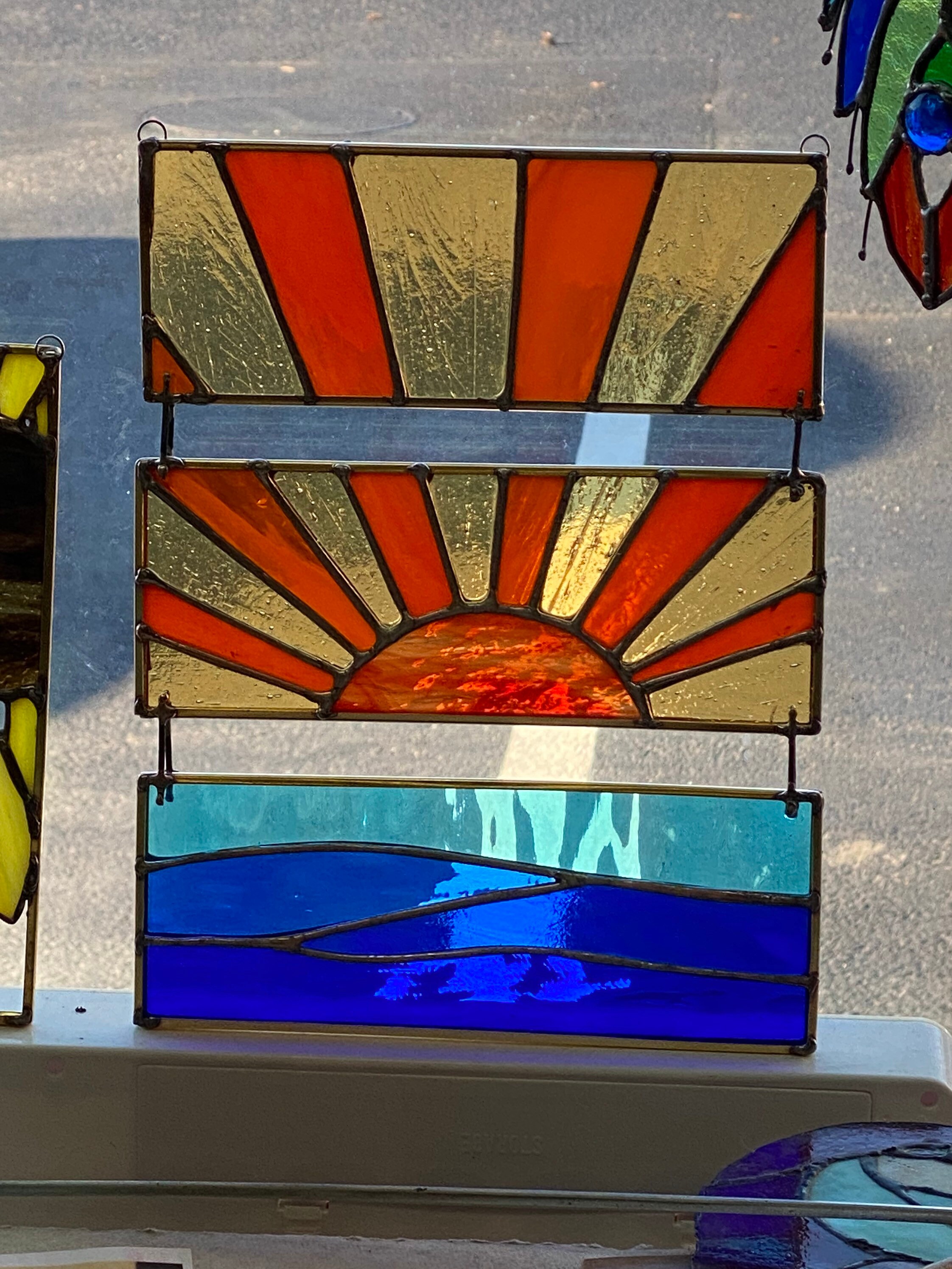 Stained glass sunset — Glass Art Studios