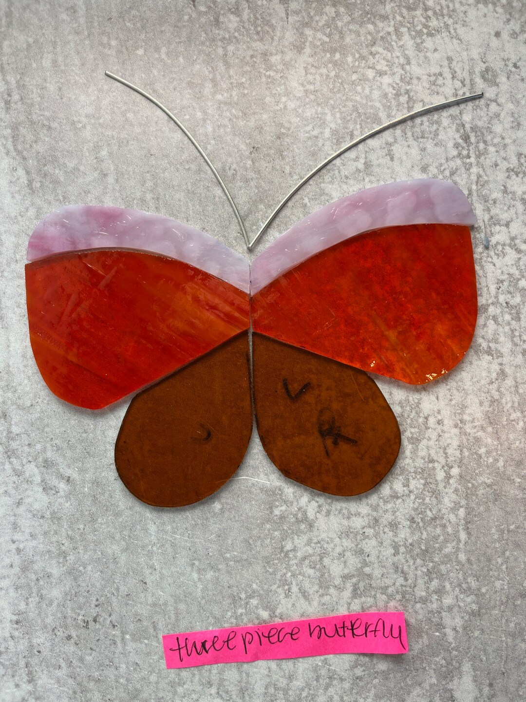 DIY Stained Glass Pre Cut Butterfly Kit - Etsy