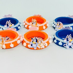 Bluey Party Pack Birthday Party Supplies, Favor Boxes Blue, Girl Bluey ...