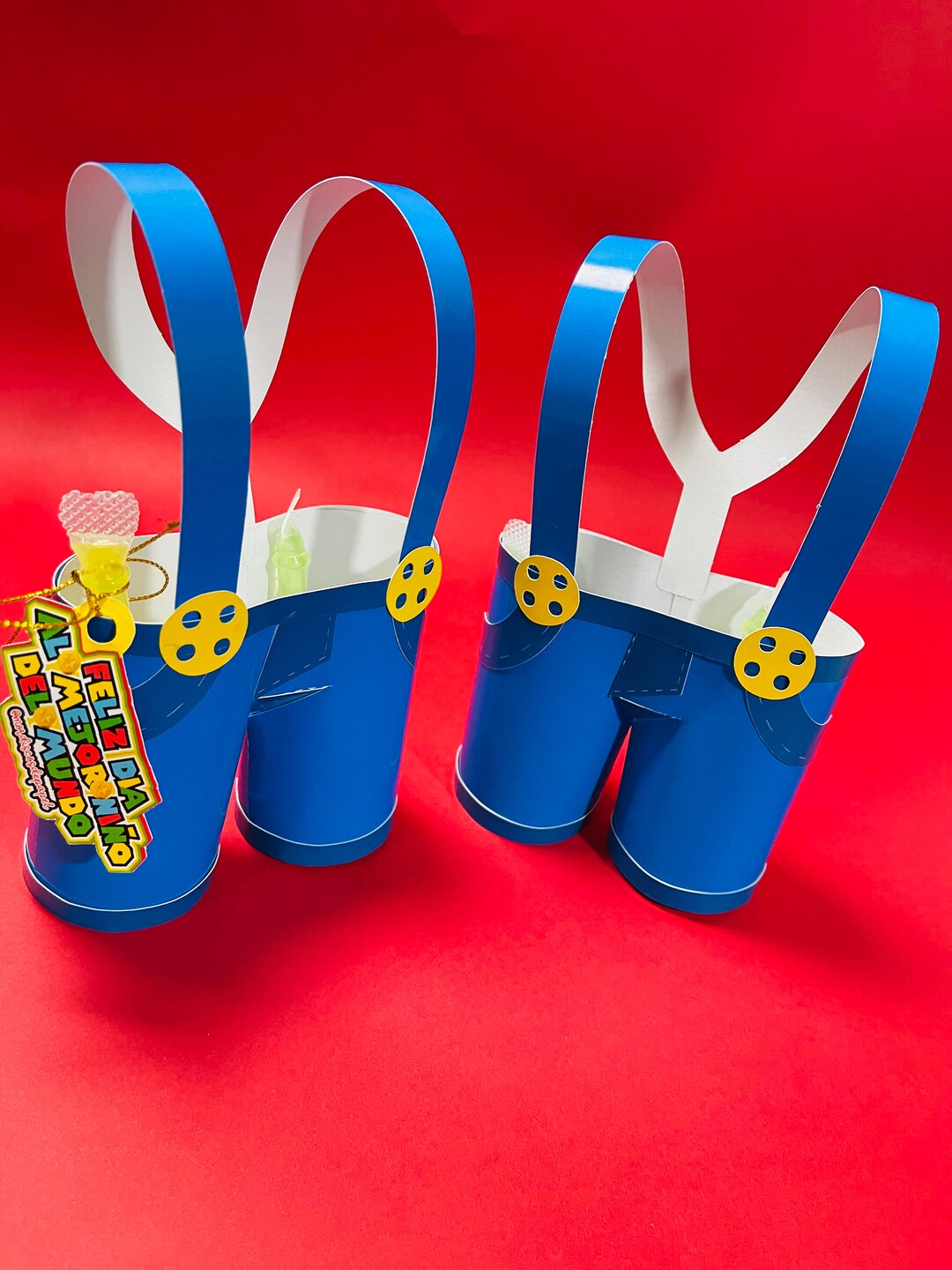 Mario Pants for Decor, Party Favors Bros, Mario Decor, Birthday Gifts ...