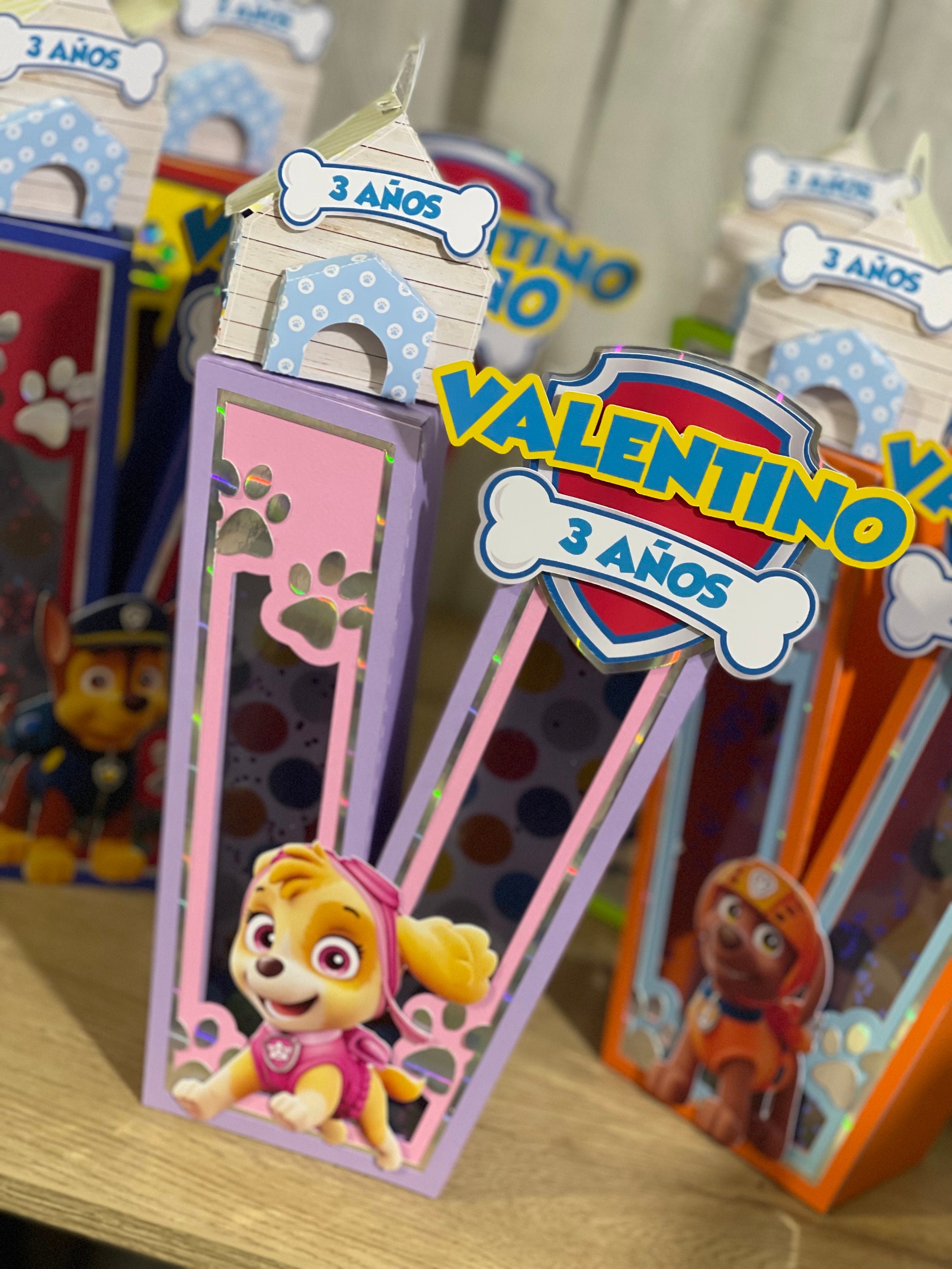 Paw Patrol 3D Letter, Marshall Party Decorations, Custom 3d Letter, Paw ...