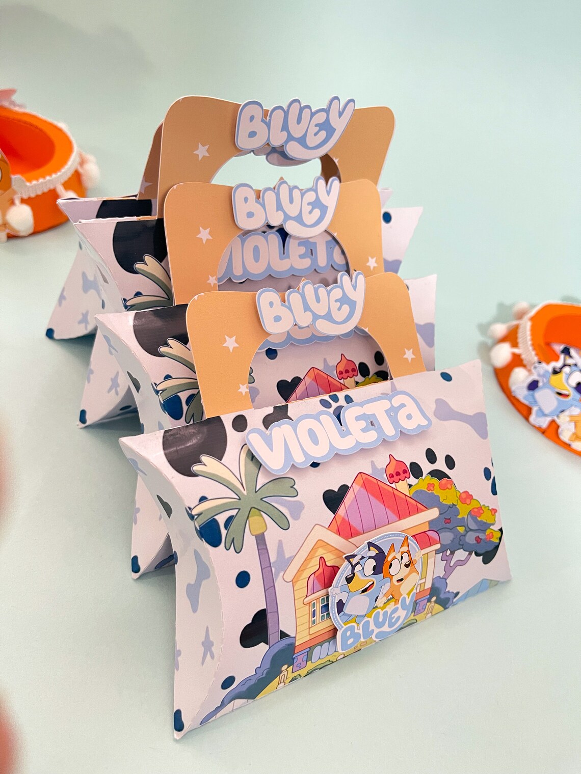 Bluey Party Pack Birthday Party Supplies, Favor Boxes Bluey, Girl Bluey ...