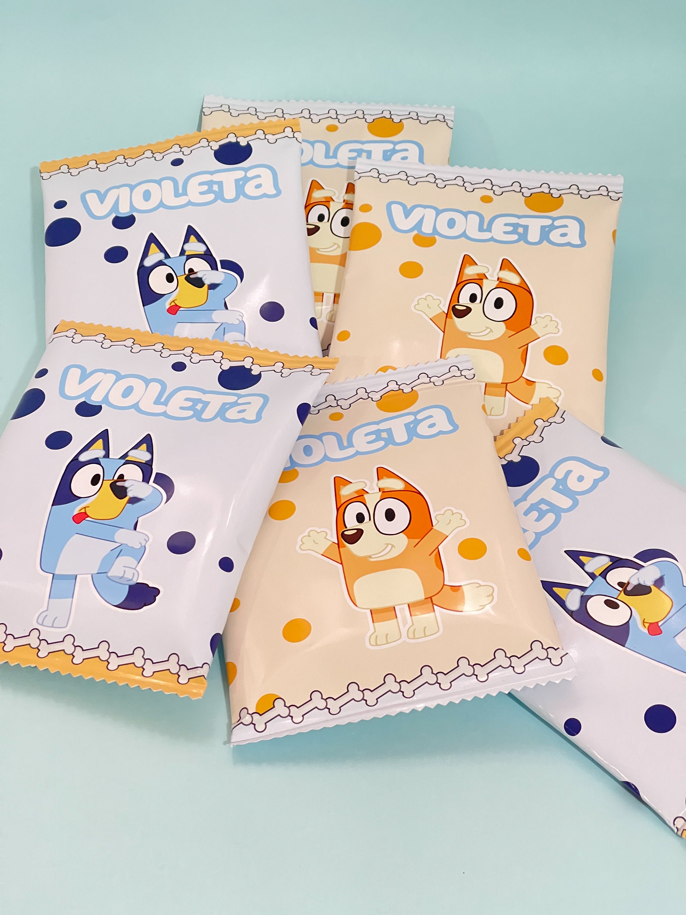 Bluey Party Pack Birthday Party Supplies, Favor Boxes Blue, Girl Bluey ...