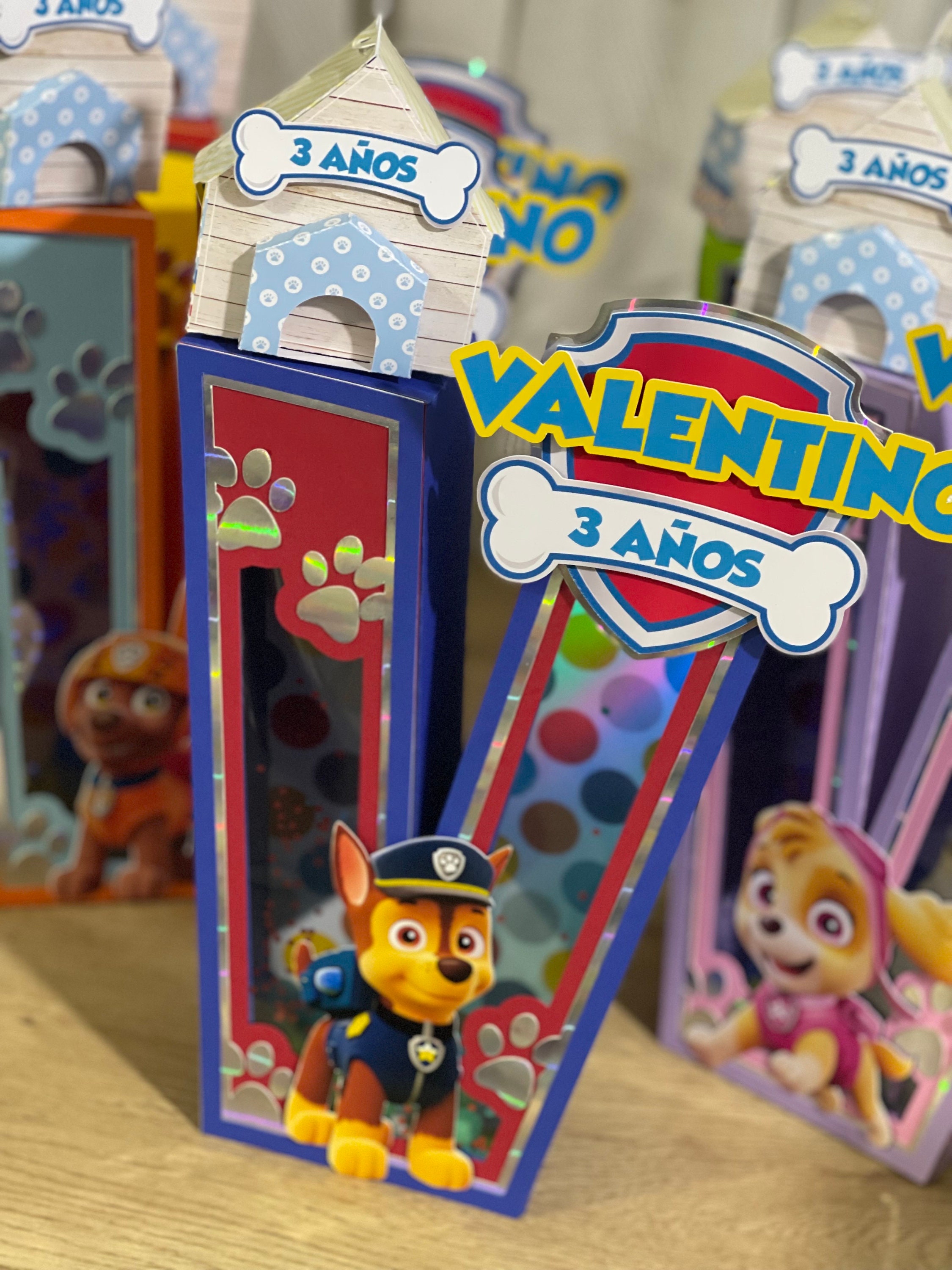 Paw Patrol 3D Letter, Marshall Party Decorations, Custom 3d Letter, Paw ...