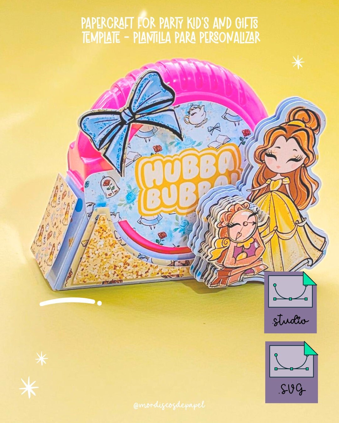 Chewing Gum Template Gum Holder Template SVG and DXF Template for ...