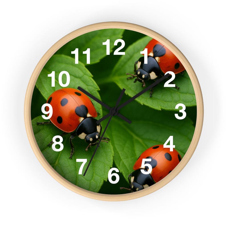 Ladybug Clock - Etsy