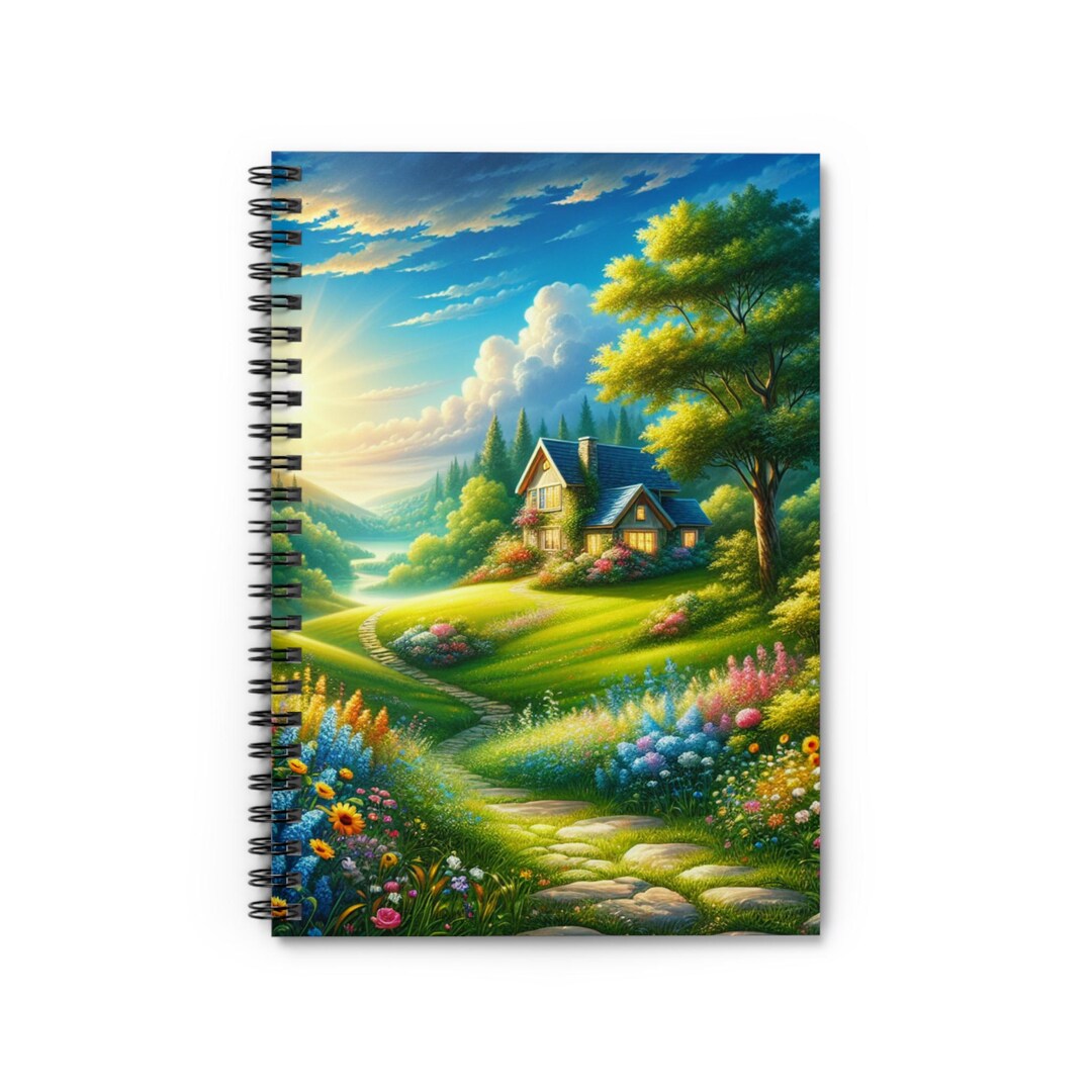 Whimsical Spiral Notebook - Ruled Line, Perfect for Garden Lovers ...