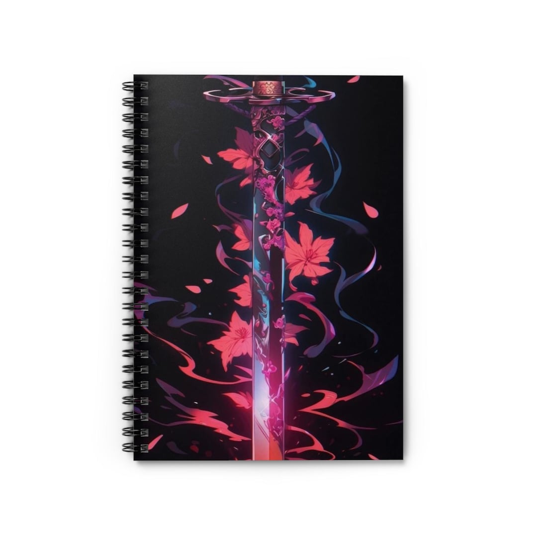 Floral Fantasy Spiral Notebook - Perfect for Artists, Students, and ...