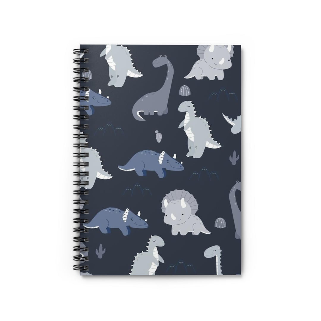 Dinosaur Spiral Notebook - Cute Dino Design, Perfect Gift for Kids ...