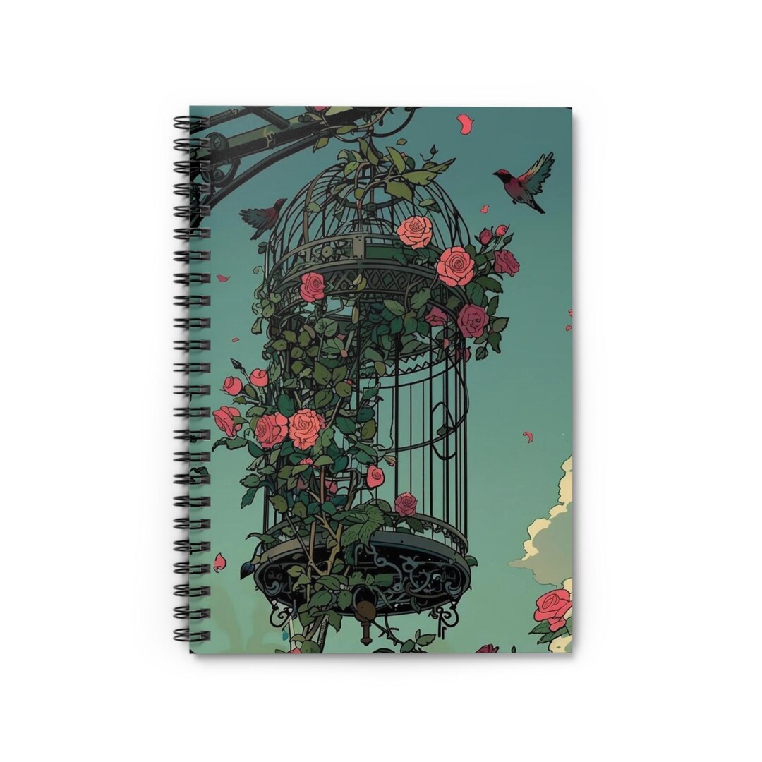Whimsical Floral Spiral Notebook | Perfect for Writers, Journaling ...