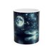 Dreamy Night Sky Ceramic Mug, Moonlit Coffee Cup, Nighttime Tea Mug ...