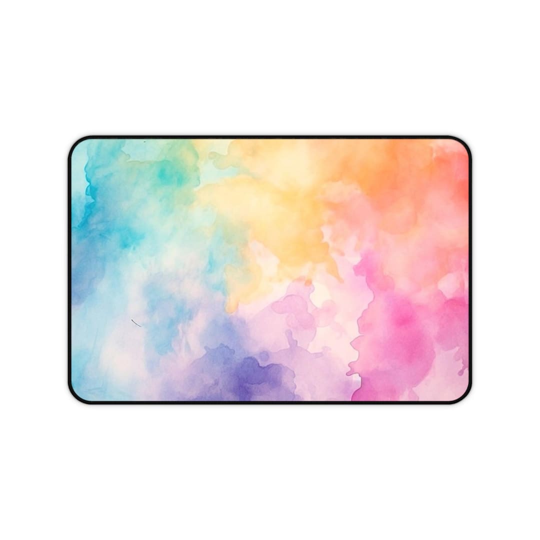 Watercolor Desk Mat - Etsy