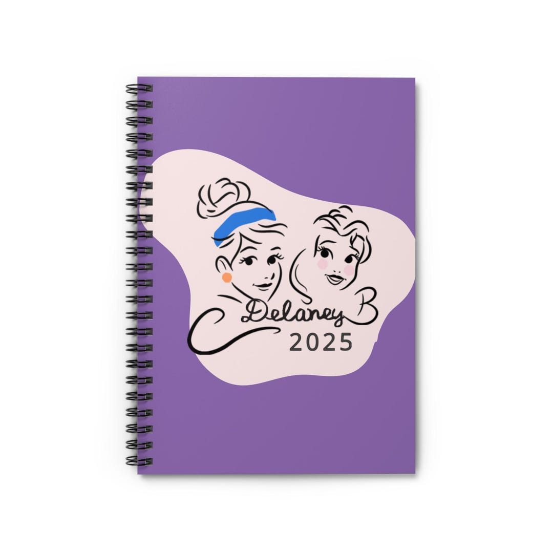 Custom Autograph Books for Theme Park Vacations - Spiral Notebook ...