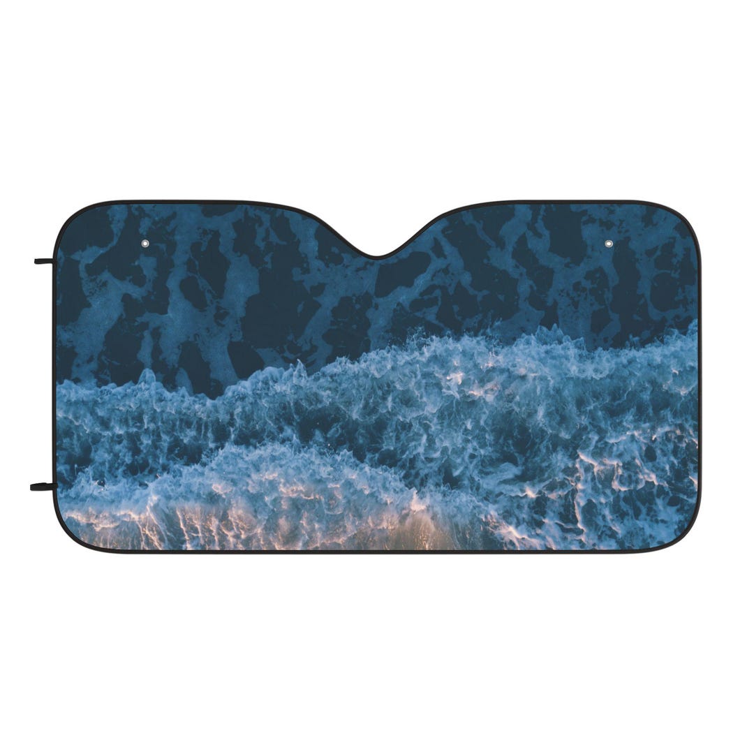 Ocean Wave Car Sun Shades | UV Protection, Auto Accessories, Summer ...