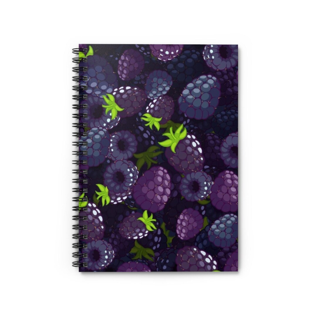 Berry-inspired Spiral Notebook - Ruled Line, Perfect for Journaling ...
