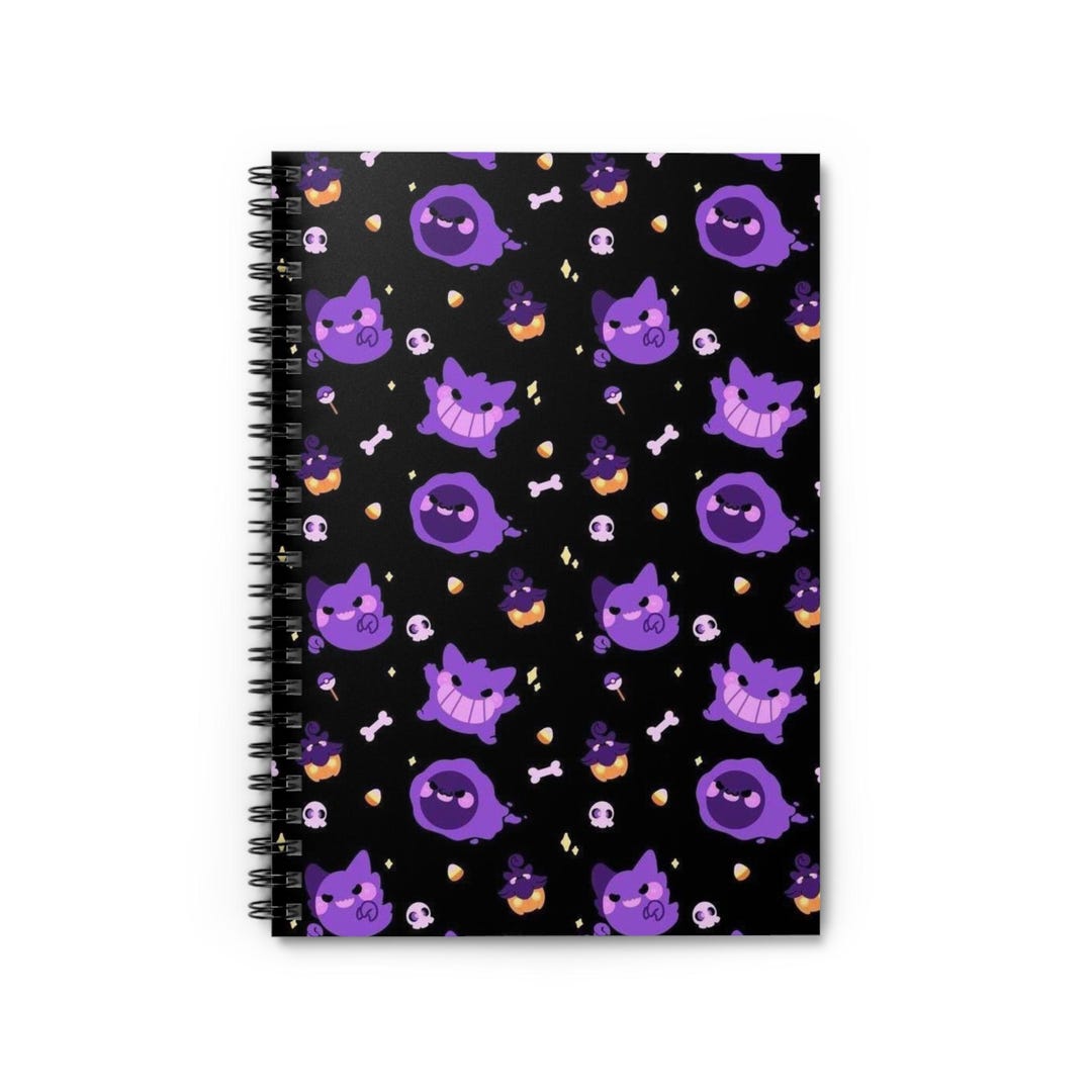 Cute Ghosts Spiral Notebook - Perfect for Halloween, Journaling, Note ...
