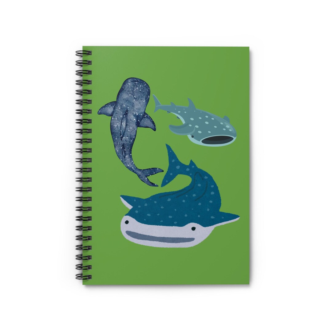 Whale Shark Spiral Notebook: Marine Life Journal, Eco-friendly ...