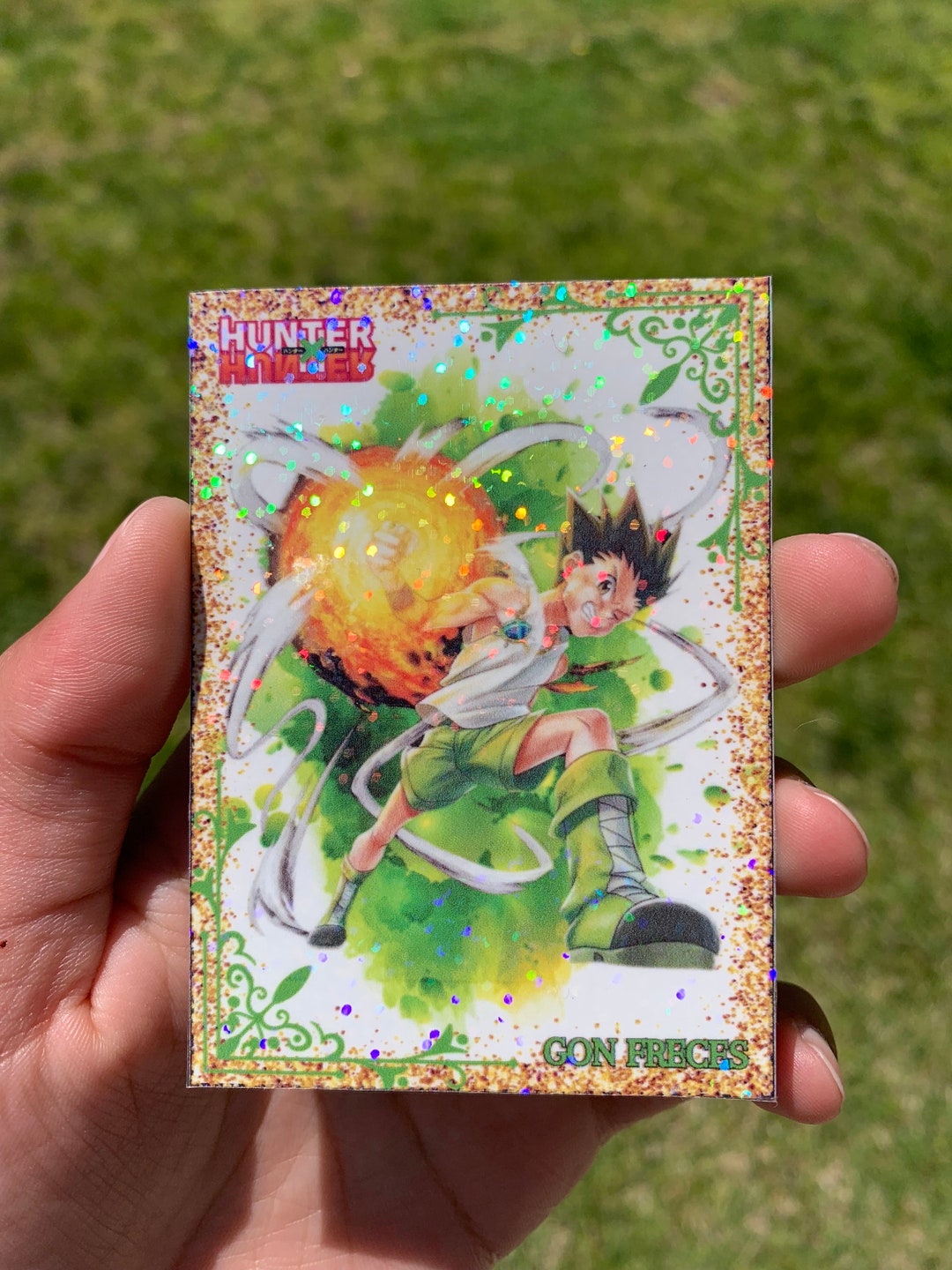 Gon Freecss Hunter X Hunter Custom Trading Card - Etsy