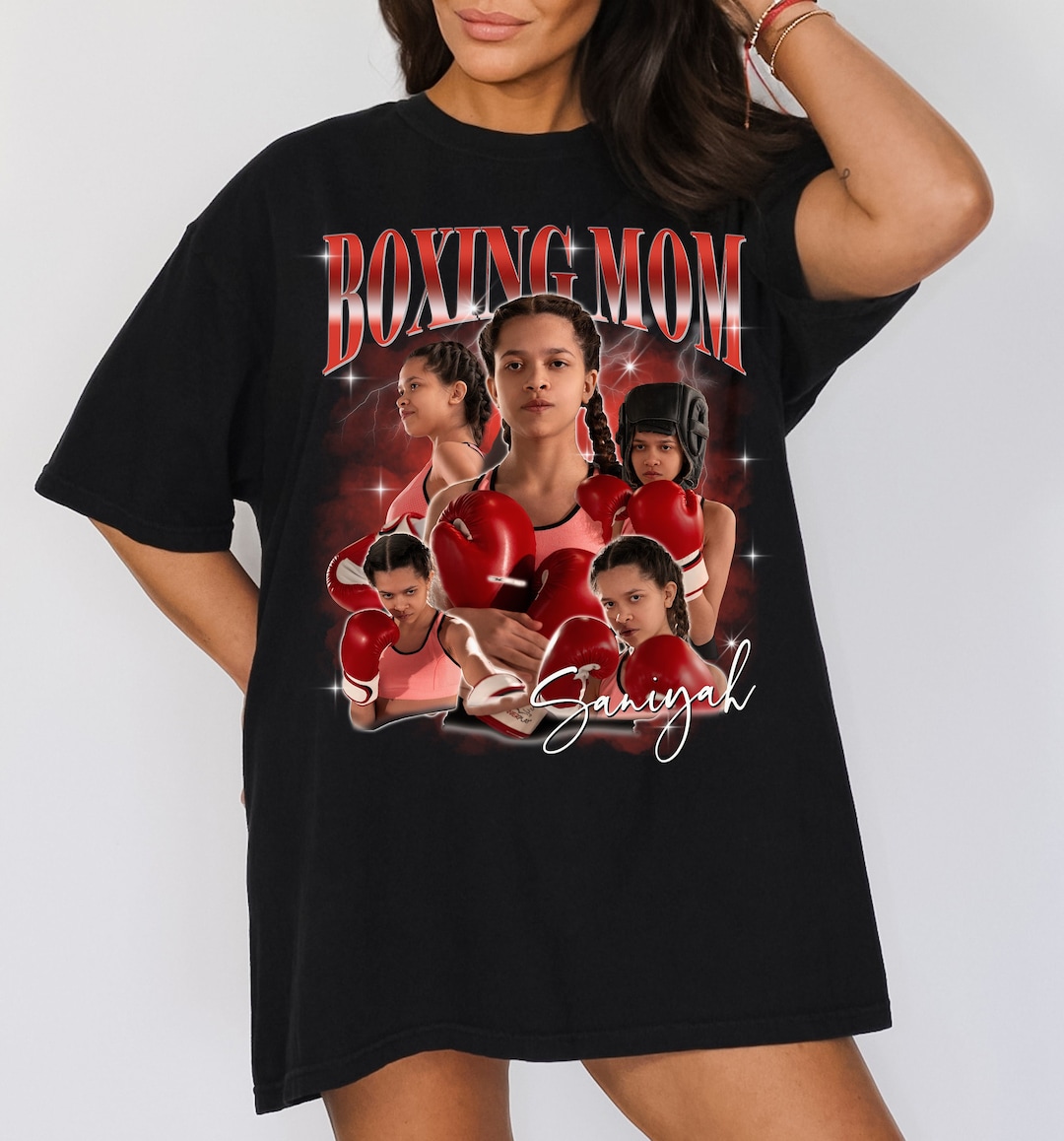 Personalized Boxing Mom T-shirt, Long Sleeve, Sweatshirt, Hoodie Gift ...