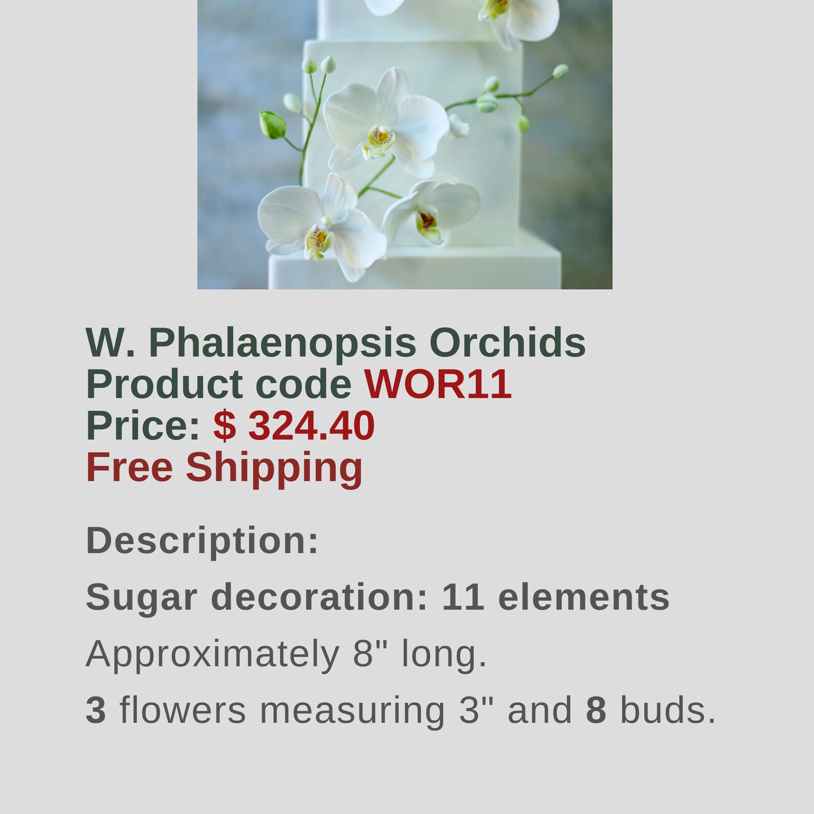 Sugar Flower Cake Toppers Beautiful Artisan Sugar Flowers for Wedding ...