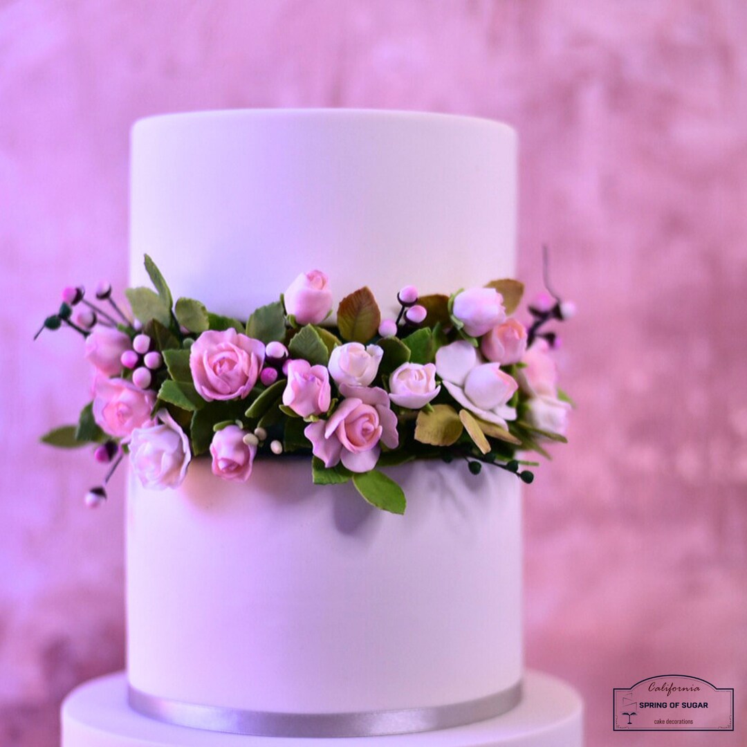 Sugar Flower Cake Toppers - Beautiful Artisan Sugar Flowers for Wedding ...