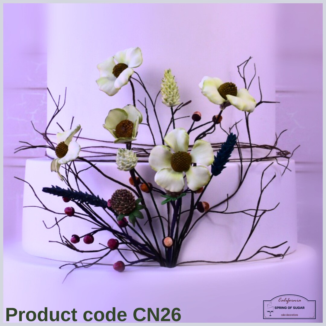 Cake Toppers Sugar Flower: Beautiful Artisan Sugar Flowers for Wedding ...