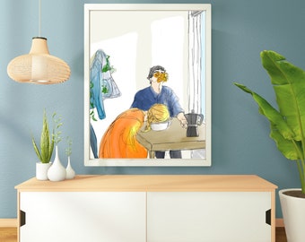 Digital Line Art Drawings: Unique Designs for Instant Download ...