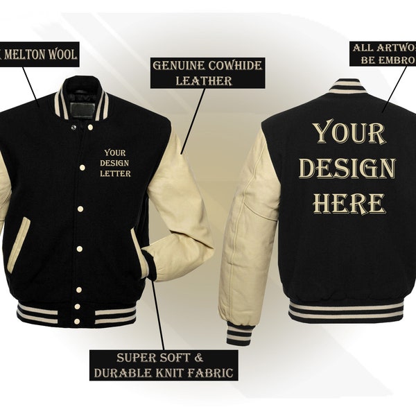 Varsity Custom Logo Jacket - Etsy