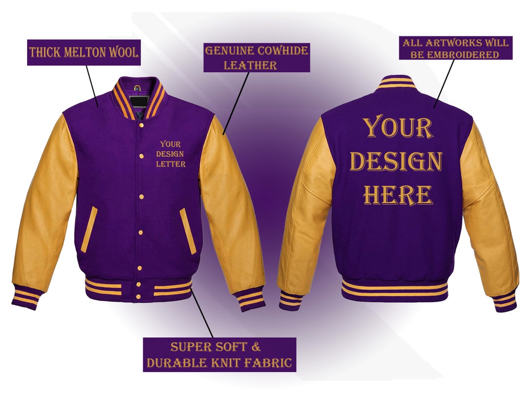 Handmade Personalized Varsity Jacket Ideal for Clubs & Organizations ...