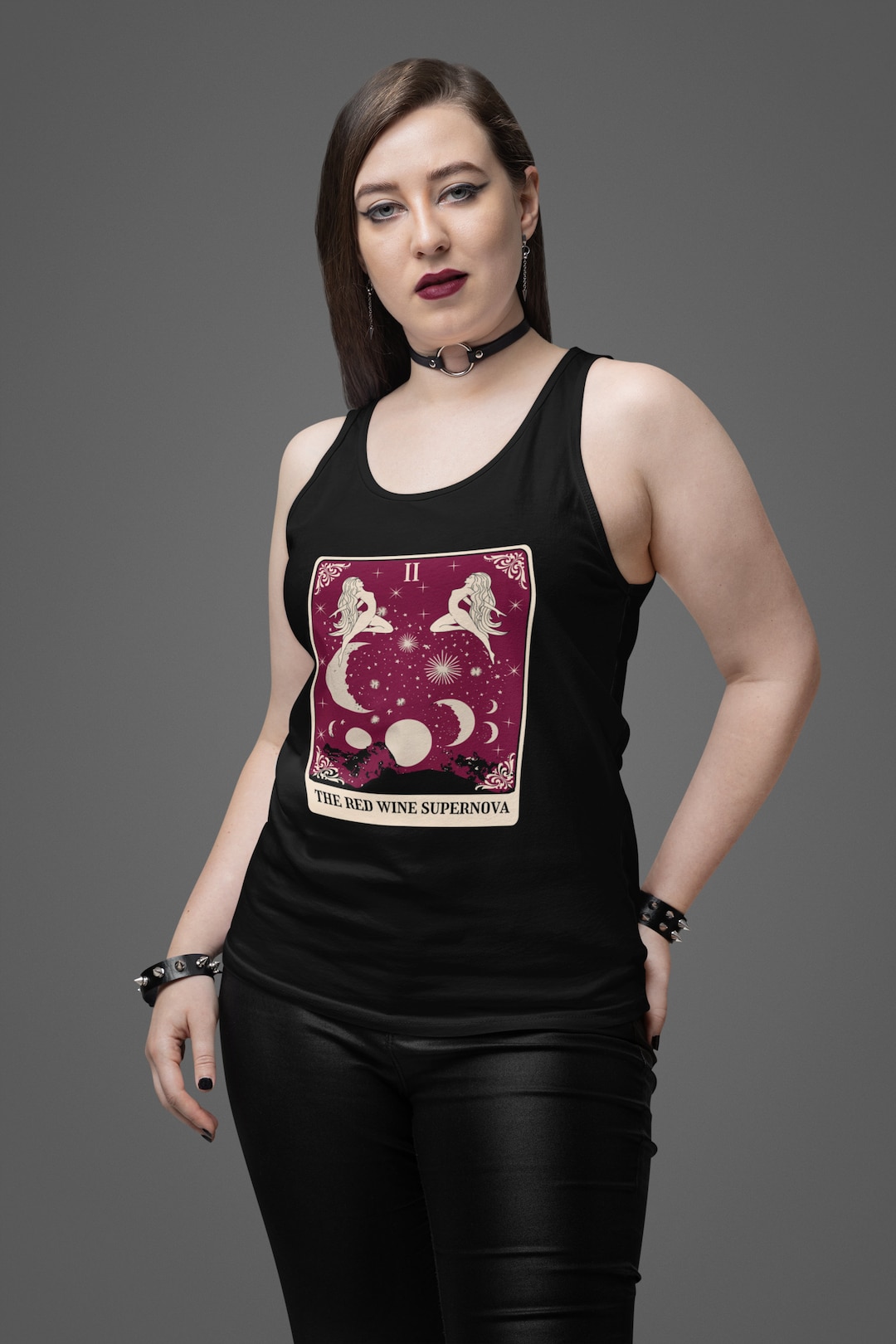 Chappell Red Wine Supernova Tarot Card Midwest Princess Tour Racerback ...