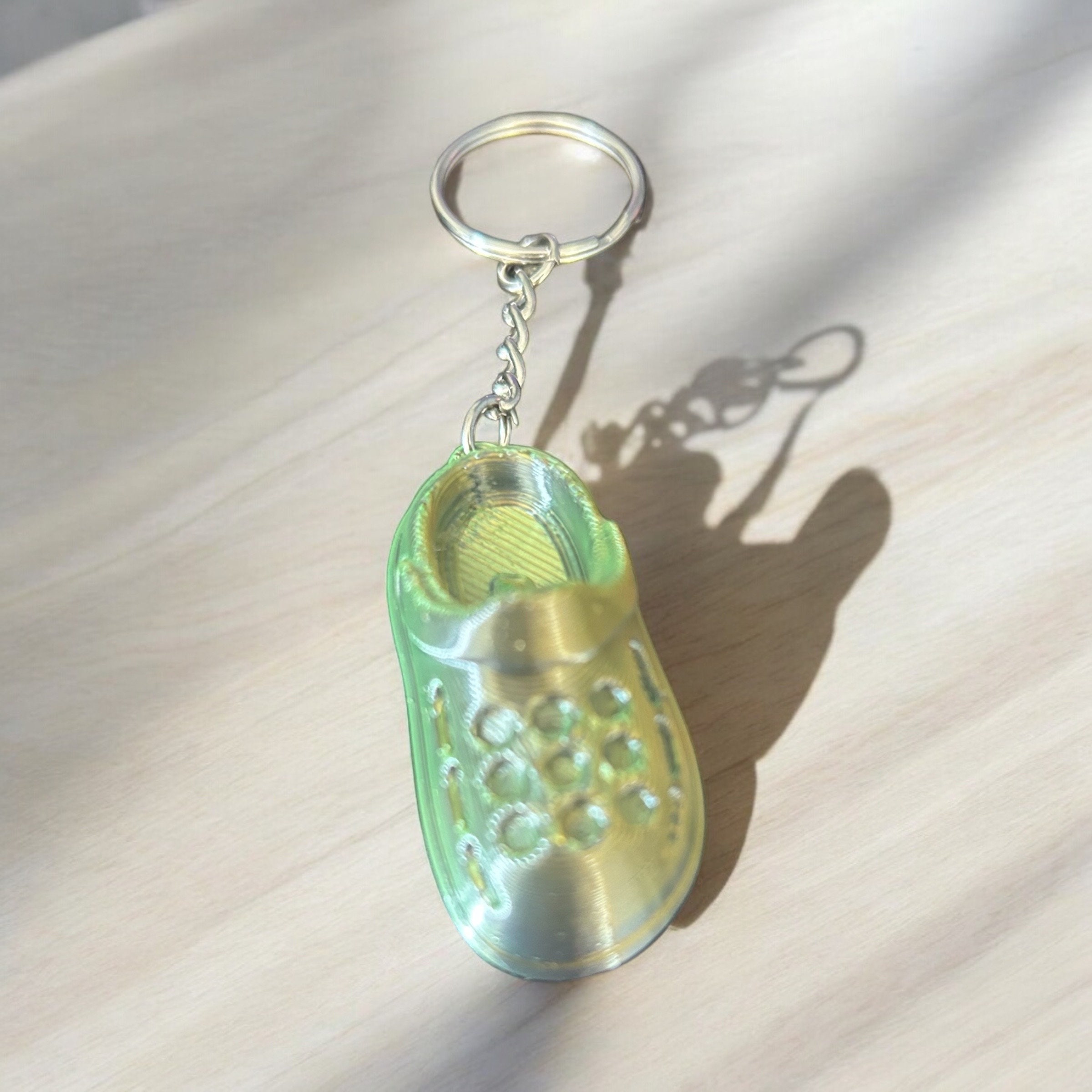 3D Printed Croc Shoe Keychains - Etsy