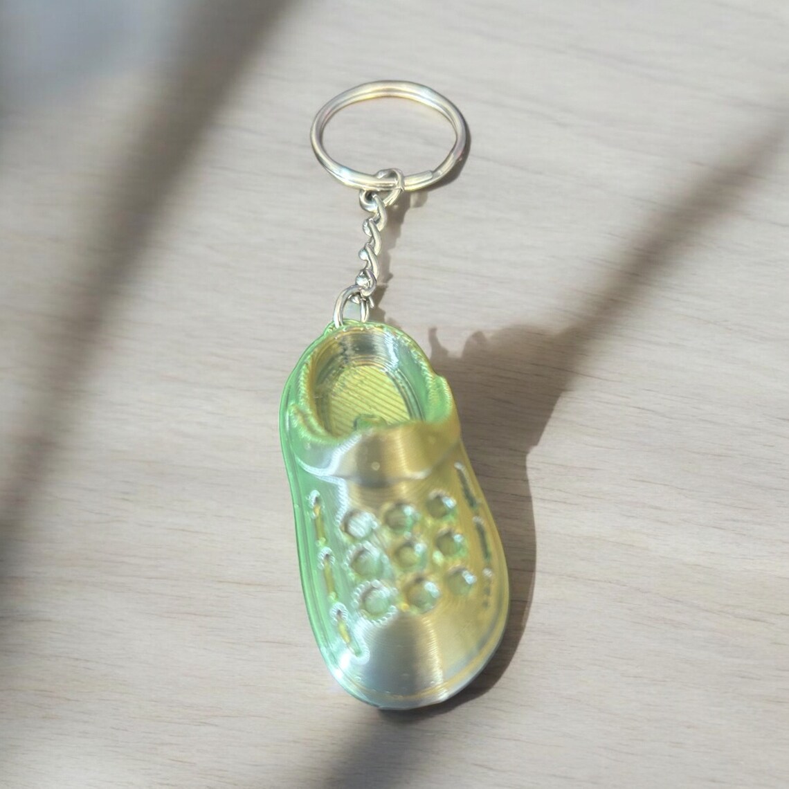 3D Printed Croc Shoe Keychains - Etsy