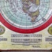 Gleason 1892 Flat Earth Map Metal Sign Wall Mural Pub Garage Decoration ...