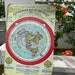 Gleason 1892 Flat Earth Map Metal Sign Wall Mural Pub Garage Decoration ...