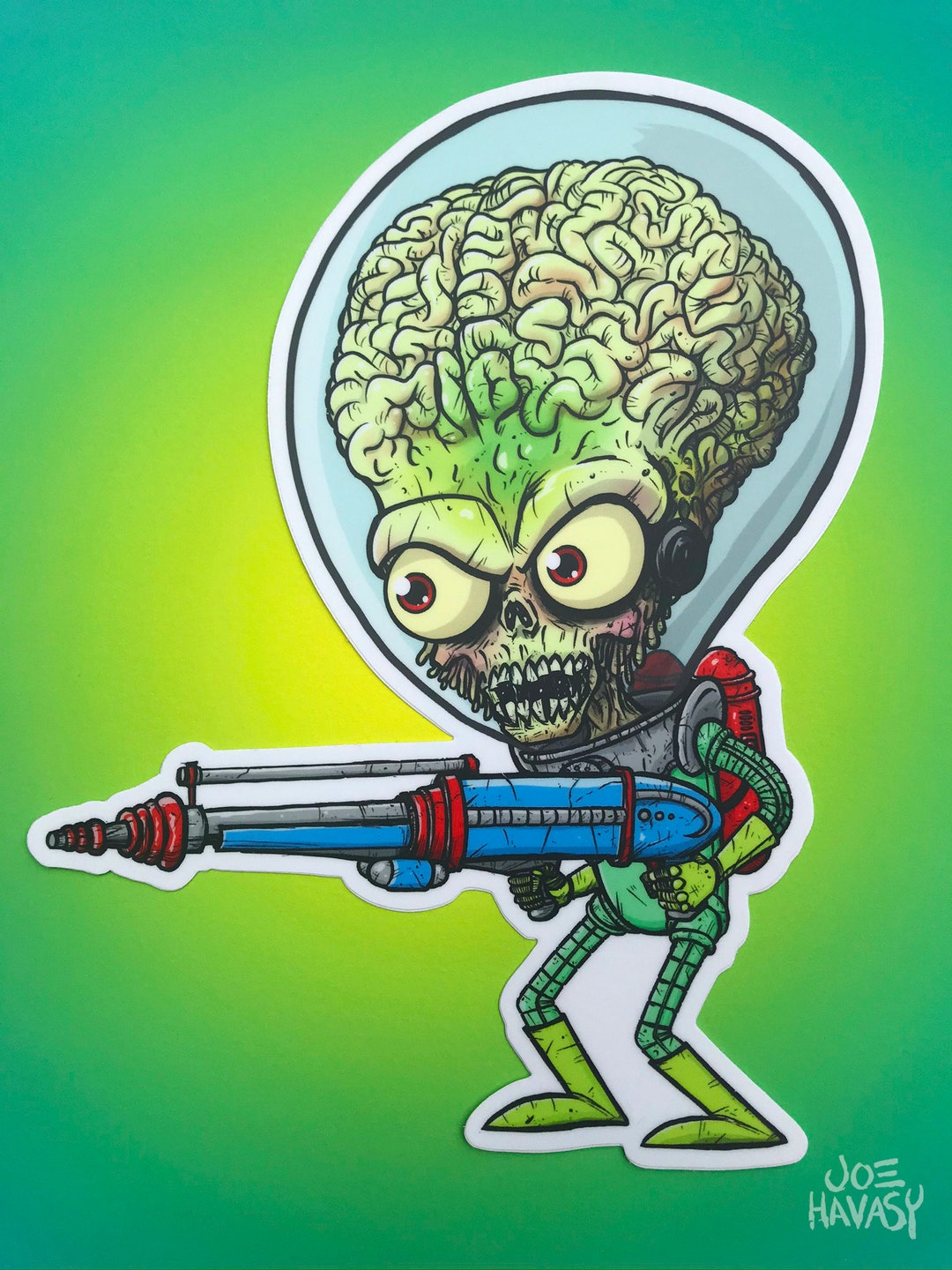 Mars Attacks Sticker - Etsy