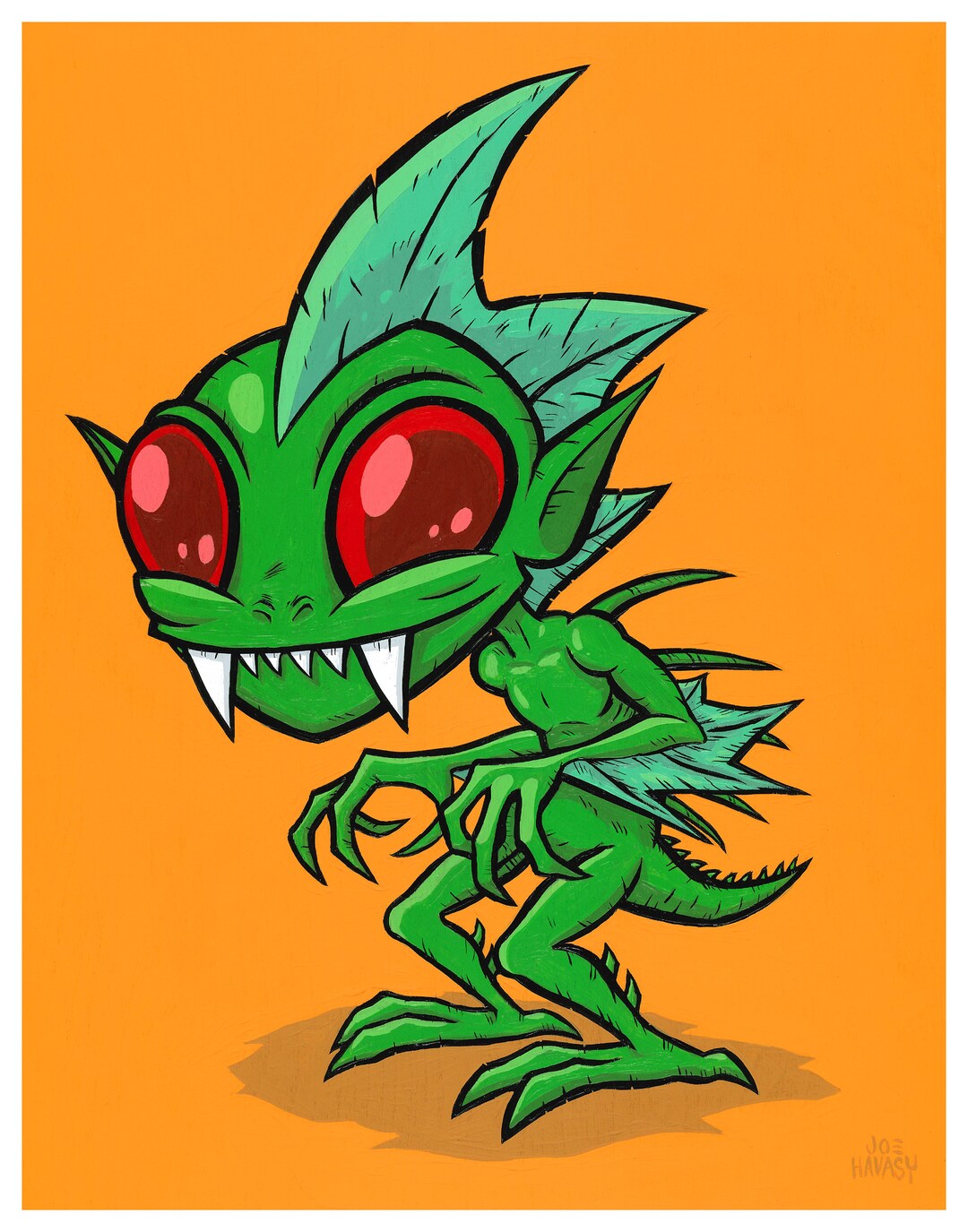 Chupacabra Giclee Print Various Sizes - Etsy